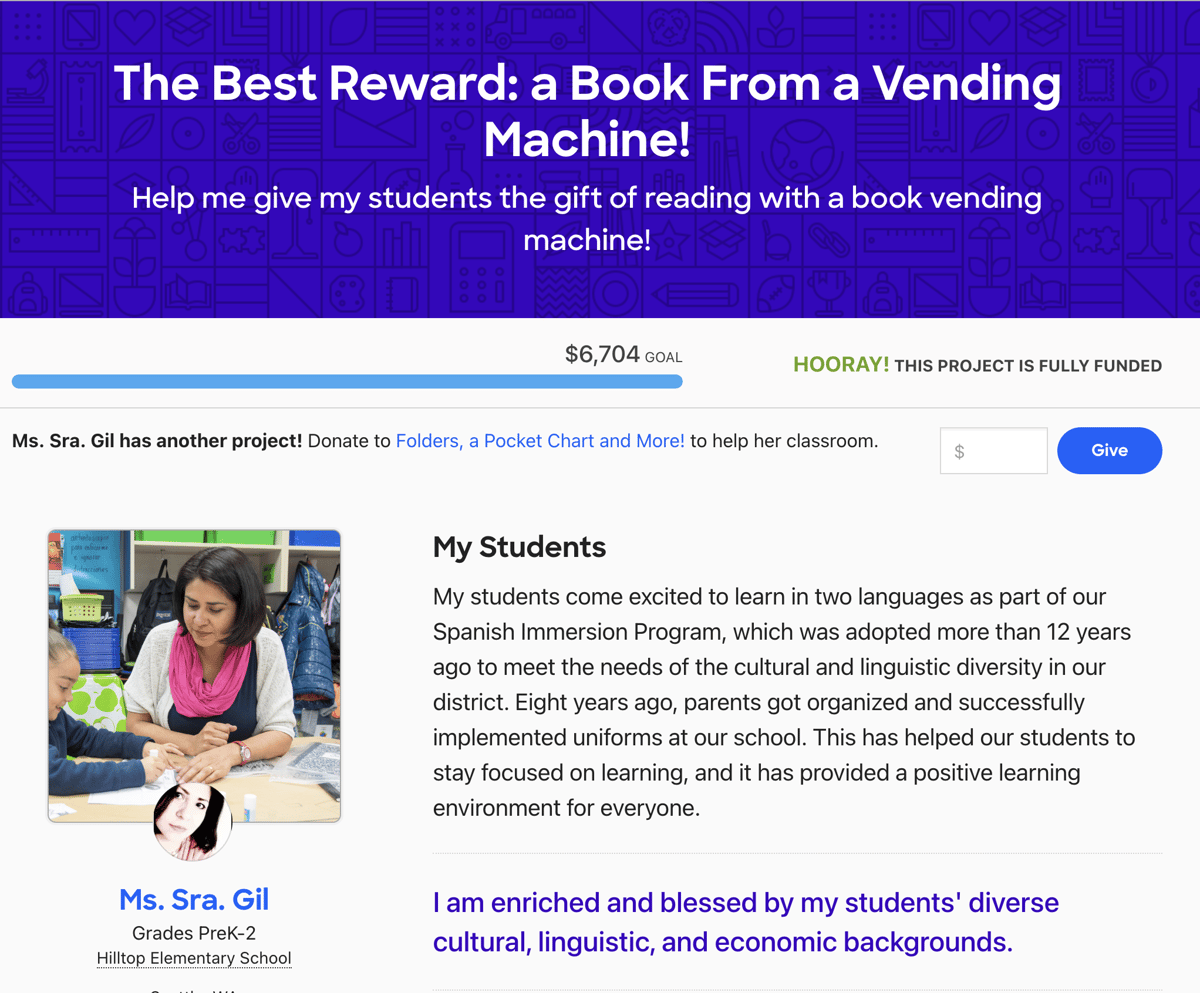 Crowdfunding Program | Inchy's Book Vending Machine™