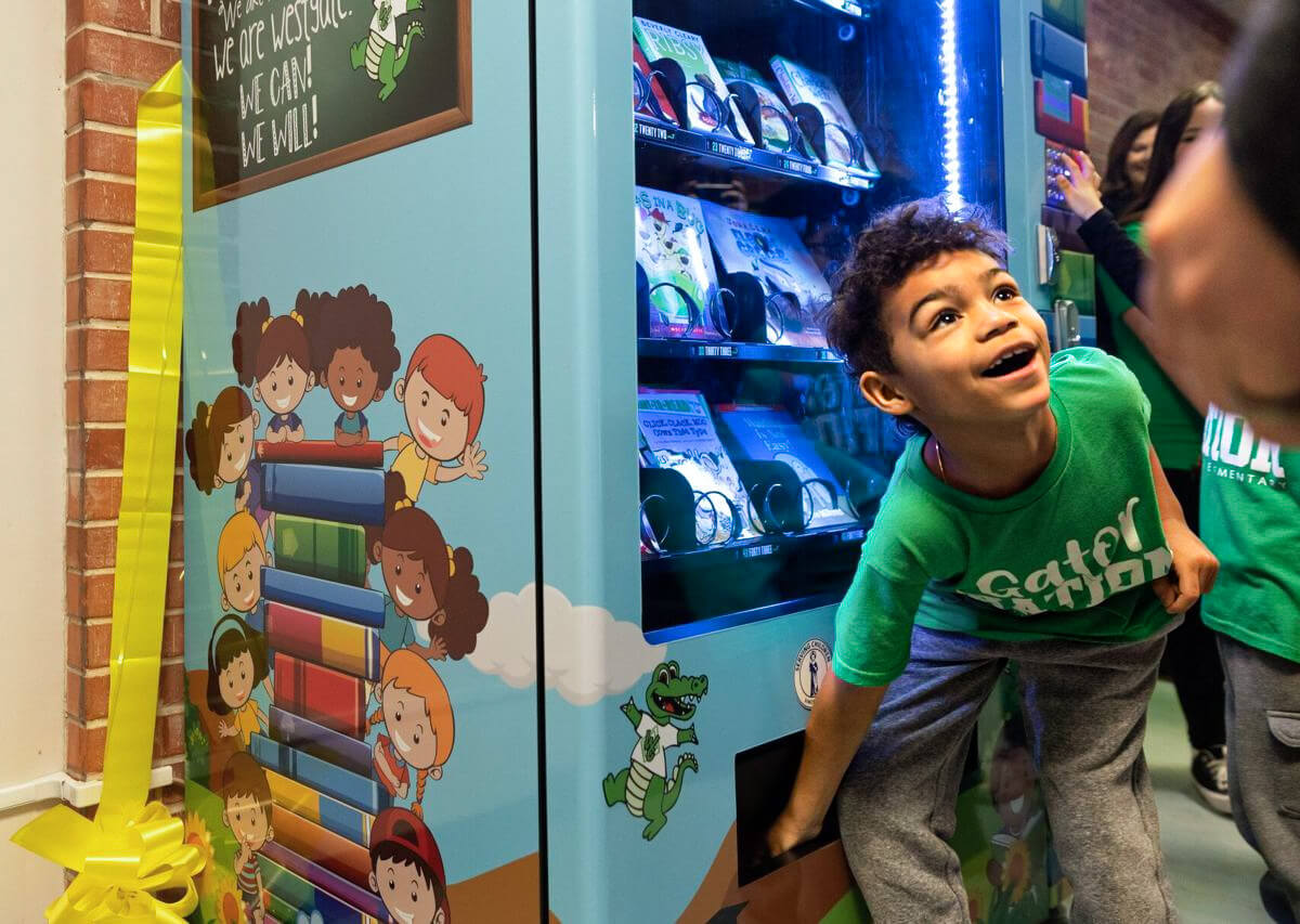 Case Studies | Inchy's Bookworm Vending Machine