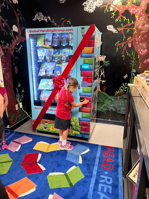 Ribbon Cutting Ceremony | Inchy's Book Vending Machine™